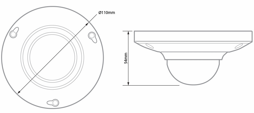 Fisheye camera with 4 megapixel resolution